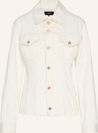 7 For All Mankind Cinched Jacket weiss