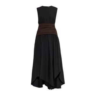 Tory Burch Midi-Kleid mit Raffungen - - Dresses - Damen - Schwarzk - S