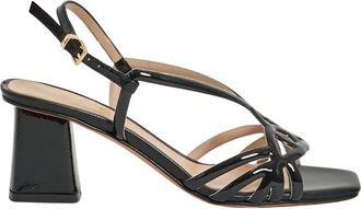 Albano Femme, Chaussures, Noir, Taille: 38 EU Sandale &agrave; talon large