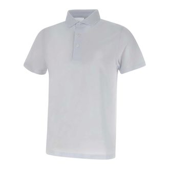 Sun 68 Polo Jersey Mercerized - Homme - Tops - Blanc - Taille: S