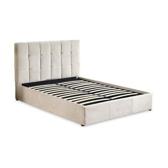Paris Prix Paris Prix - Lit Adulte Sommier Relevable Birma 140x190cm Beige