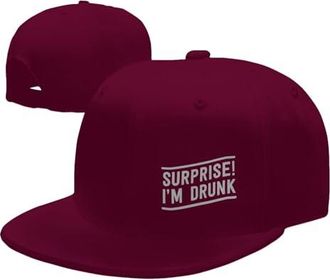 Generic Surprise, Je suis Ivre Homme Femme Chapeaux Pare-Soleil R&eacute;glable Strapback Cap Respirant Casquette De Baseball pour Hip Pop Adulte Golf