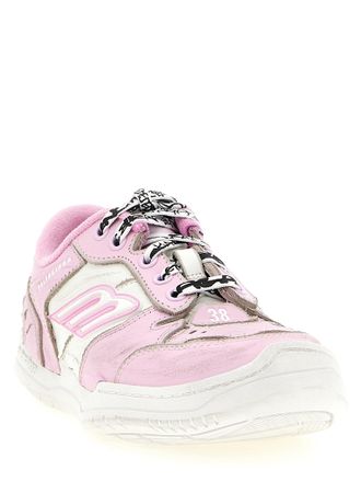 Balenciaga Womens Multicolor Calfskin Athletic Sneakers