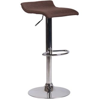 Clp Tabouret de design moderne et raffin&eacute; avec si&egrave;ge en tissu de diff&eacute;rentes couleurs colore : marron