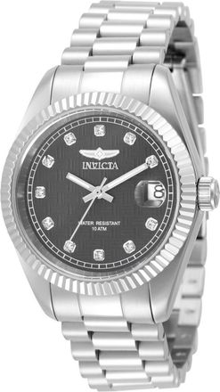 Invicta Specialty 51039 Damenuhr - Quarzwerk - Edelstahl mit grauem Zifferblatt - 36 mm