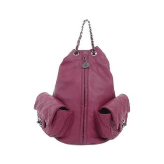Chanel Pre-owned Calfskin Backpack - - Pre-owned - Damen - Rot - ONE SIZE