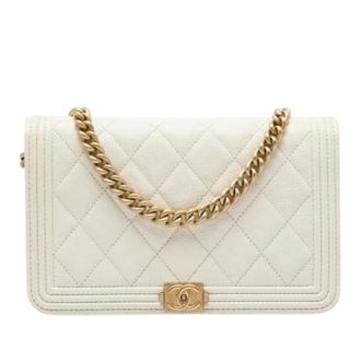 Chanel Pre-owned Wallet on Chain - - Pre-owned - Damen - Wei&szlig; - ONE SIZE