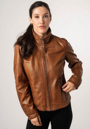 Mauritius Lederjacke MWWalli mit Stehkragen