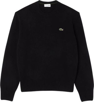Lacoste Homme, Pulls, Noir, Taille: XL Pull Col Rond en Laine