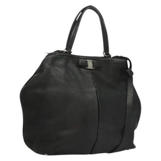 Ferragamo Pre-owned Leder Handtaschen - - Pre-owned - Damen - Schwarzk - ONE SIZE