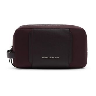 Piquadro Trousses de toilette &agrave; deux compartiments - Femme - Sacs - Rouge - Taille: ONE Size