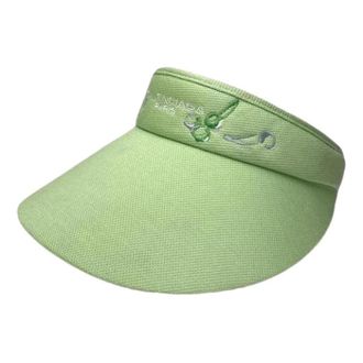 Balenciaga Chapeau en coton Pre-owned - Femme - Pre-owned - Vert - Taille: ONE Size