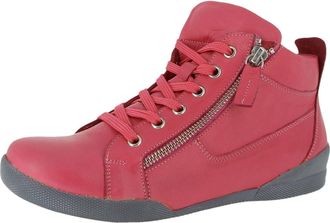 Andrea Conti Damen High Top Sneaker, hot pink, 39 EU