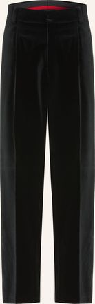 HUGO BOSS Hugo Anzughose Flips Modern Fit Aus Samt schwarz