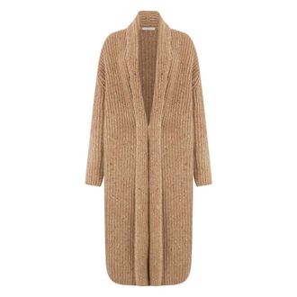 Fedeli Cardigan Long - Femme - Pulls - Beige - Taille: 40 FR