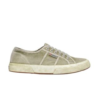 Superga 2750 Cotton Dyed Sneaker - - Shoes - Herren - Gr&uuml;n - 41 EU