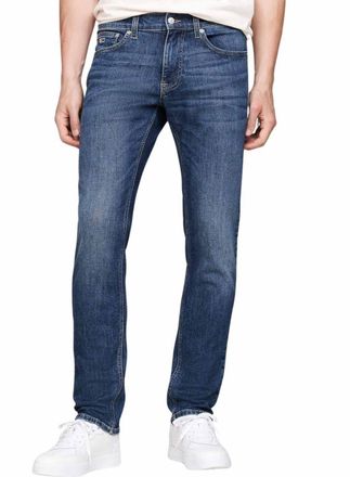 Tommy Jeans Herren Jeans Hose Scanton Slim Fit, Blau (Denim Dark), 34W/36L