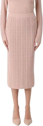 Liu Jo Femme, Jupes, Rose, Taille: 36 FR Gonna in maglia