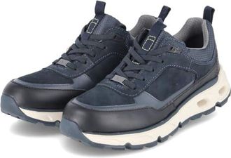 Salamander E31AU5021519-4110 Chaussures basses à lacets en cuir pour homme en bleu, Bleu combiné., 45 EU Large