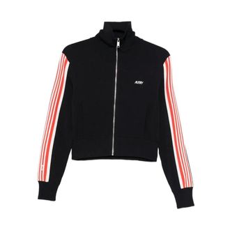 Autry Femme, Sweatshirts et sweats &agrave; capuche, Bleu, Taille: 42 FR Japw028B Jacket