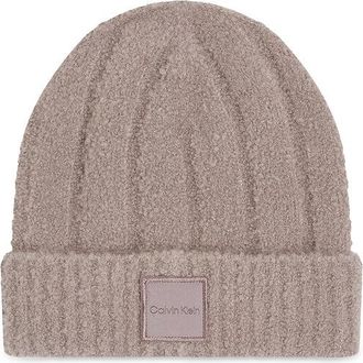 Calvin Klein Mütze Modern Patch Chunky K60K612596 Beige
