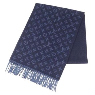 Louis Vuitton &Eacute;tole Monogram Pre-owned - Homme - Pre-owned - Bleu - Taille: ONE Size