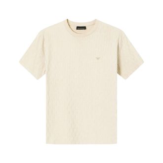 Emporio Armani Homme, Tops, Beige, Taille: M T-shirt Coupe Standard