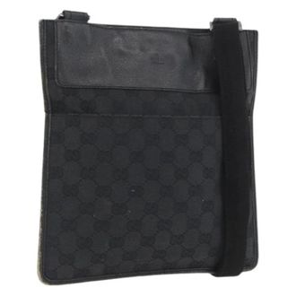Gucci Pre-owned GG Canvas Schultertasche - - Pre-owned - Damen - Schwarzk - ONE SIZE