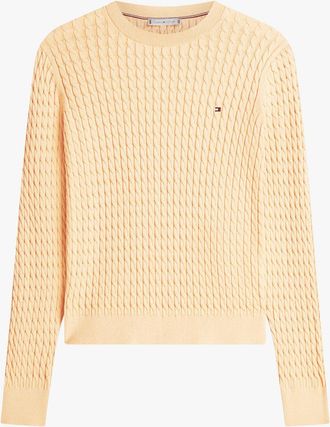 Tommy Hilfiger Pull torsad&eacute; en coton