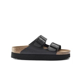Birkenstock Femme, Chaussures, Noir, Taille: 38 EU Sandales Arizona Platform Vegan Birko-Flor