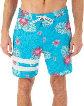 Hurley Phantom Block Party 18 Combinaison modèle Court, Bleu Sarcelle de Tahiti, 5 Homme