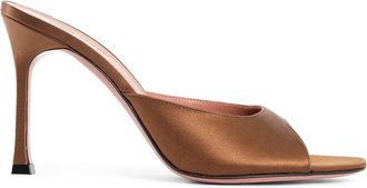 Amina Muaddi Alexa Satin 95 Mules