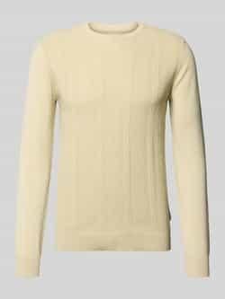 Blend Slim Fit Pullover in Strick-Optik Modell Baron