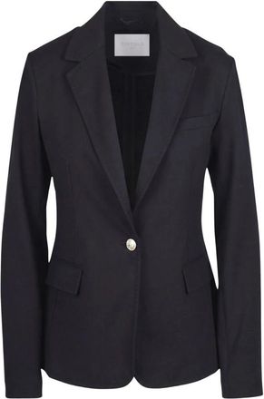 Circolo 1901 Femme, Vestes, Noir, Taille: 48 FR Giacca monopetto in jersey stretch