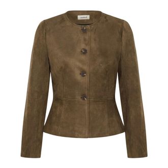 Soaked In Luxury Sonjia Balloon Jacke - - Jackets - Damen - Gr&uuml;n - XS