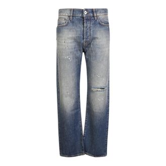 14Bros Blaue Distressed Loose Fit Jeans - - Jeans - Herren - Blau - W33