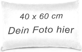 Mnsruu Zierkissenbez&uuml;ge, Foto-Kissen Selbst gestalten, Kissen-Bezug mit Foto Bedrucken Lassen, Personalisierte Geschenkidee Fotokissen, Kopfkissen mit eigene