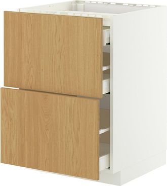 IKEA METOD / MAXIMERA Unterschr.f Kochf/2 Fronten/3 Sch