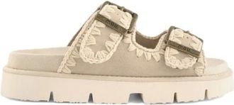 Mou Femme, Chaussures, Gris, Taille: 39 EU Bio Sandal Two Buckles