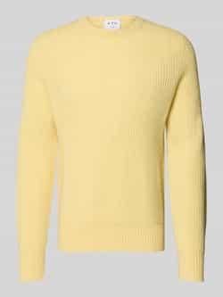 FTC Strickpullover aus Kaschmir mit Rundhalsausschnitt