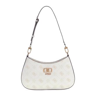 Guess Emelie Logo Umh&auml;ngetasche - - Bags - Damen - Wei&szlig; - ONE SIZE