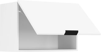 VCM Küchenschrank hängend | Maße ca. H. 40 x B. 60 x T. 31 cm | Hängeschrank mit Klapptür | Dunstabzug | Küchenmöbel - Fasola Weiß