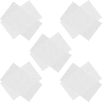 Hemobllo 80 St&uuml;ck Transparente rutschfeste M&ouml;belpuffer Glas Tischplattenpuffer 5cm &Oslash; Sto&szlig;d&auml;mpfende Abstandshalter f&uuml;r Tische Vasen und Schrankunterlagen