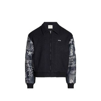 Arte Blouson droit en laine m&eacute;lang&eacute;e