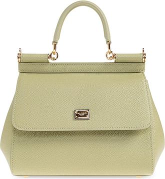 Dolce & Gabbana Femme, Sacs, Vert, Taille: ONE Size Sicily Medium Handbag