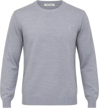 Trussardi Rundhals-Pullover - - Knitwear - Herren - Grau - XL