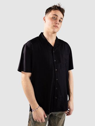 Brixton Brixton Bunker Camp Collar Hemd black