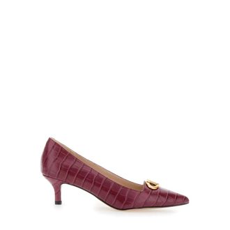 Twinset Pumps mit Krokodildruck - - Shoes - Damen - Rot - 37 EU