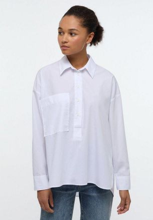 Eterna Longbluse OVERSIZE FIT EASY IRON (b&uuml;gelleicht)