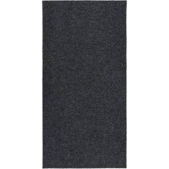 vidaXL Vidaxl - Tapis enfant anthracite 100x200 cm - 70% PP, 30% PES - Surface feutre aiguillet&eacute; - Hauteur des poils 2,5 mm - Antid&eacute;rapant